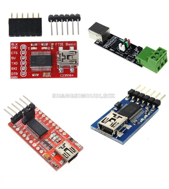 FTDI ADAPTER FT232RL USB zu TTL Serial for 3.3V and 5V PRO Mini For Arduino EUR 2,36 - PicClick DE
