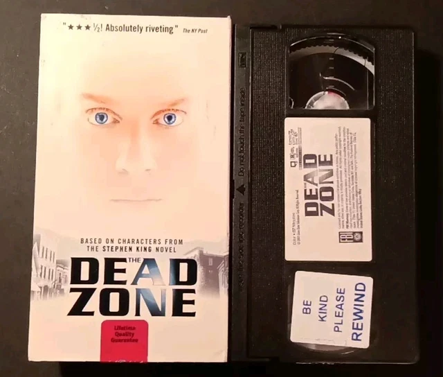 THE DEAD ZONE (VHS, 2001) Horror, Stephen King, Nicole De Boer, John ...