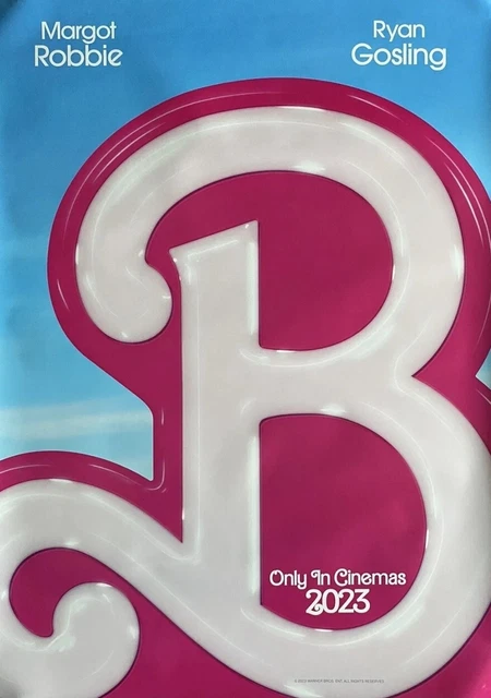 BARBIE 2023 ORIGINAL One Sheet Cinema Poster Ryan Gosling Margot Robbie ...