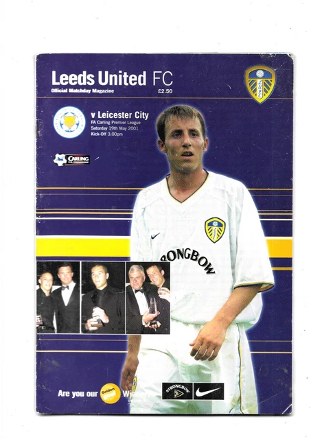 LEEDS UNITED V Leicester City 19/05/2001 Premiership (20) £0.80 ...