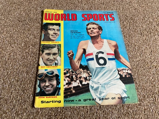FRAMED WORLD SPORTS Magazine Cover Page 10X8" Brian Hewson £17.99 ...