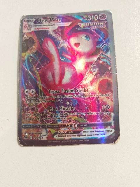 POKÉMON TCG MEW VMAX Fusion Strike 269/264 Holo Secret Rare ACE 10 GEM MINT EUR 50,00 - PicClick DE