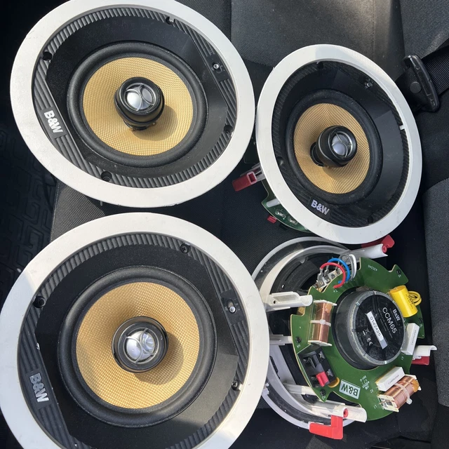 PAIR OF BOWER and Wilkins (B&W) CCM50 Ceiling speakers £193.99 ...