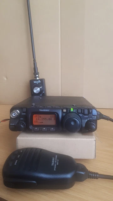 YAESU FT 817 Hf Vhf Uhf Transceiver Widebanded & Programmed £475.00 - PicClick UK