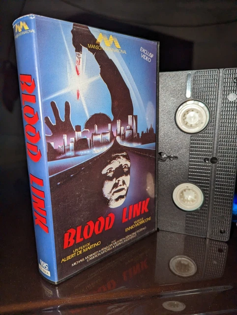 RARE VHS Cassette Video Blood Link De Martino Morricone Horreur Giallo ...