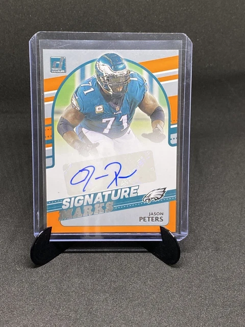 2021 DONRUSS NFL Jason Peters - Firma Marks - Philadelphia Eagles EUR ...