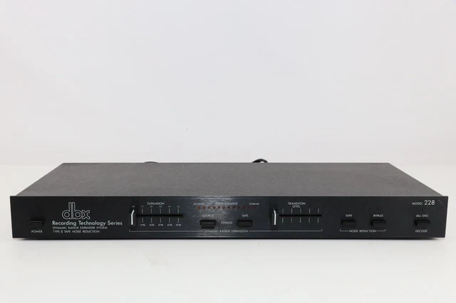 ÉQUIPEMENT AUDIO DBX MODEL 228 NOISE REDUCTION Dynamic Range Expander ...