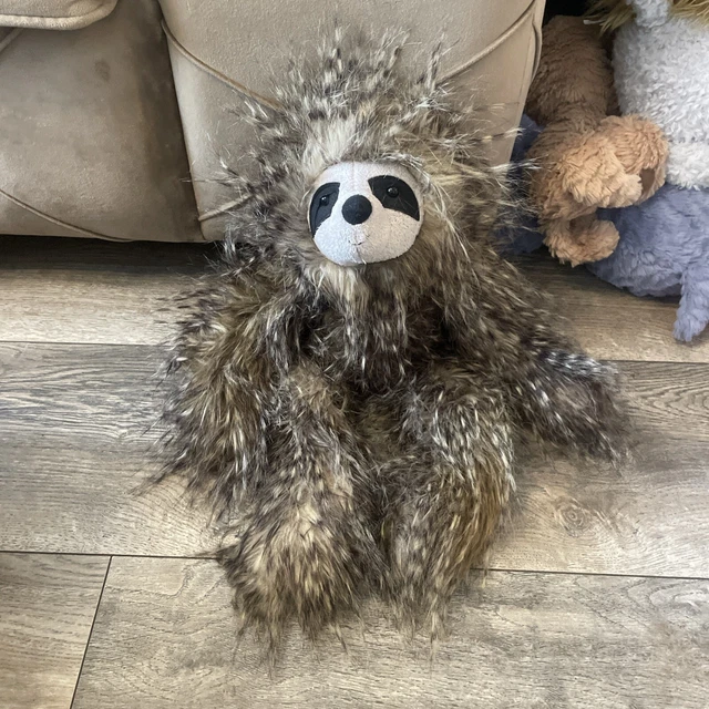 JELLYCAT CYRIL SLOTH Plush Toy Teddy Collectable Soft Pre Loved Brown ...