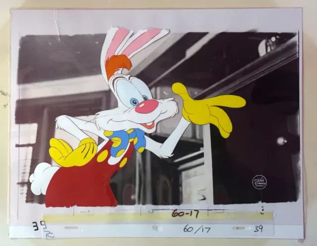 WHO FRAMED ROGER Rabbit Original Production Animation Cel £1,739.20 ...