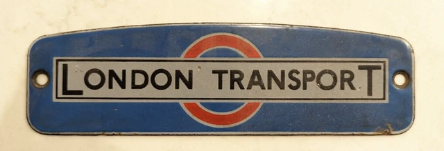 LONDON TRANSPORT, LEYLAND RTL/RTW bus - Vitreous Enamel Radiator Badge ...