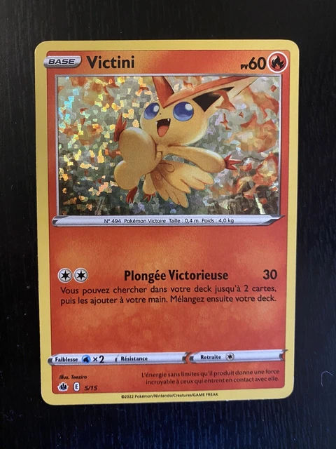 VICTINI HOLO 5/15 Carte Pokémon EUR 2,00 - PicClick FR