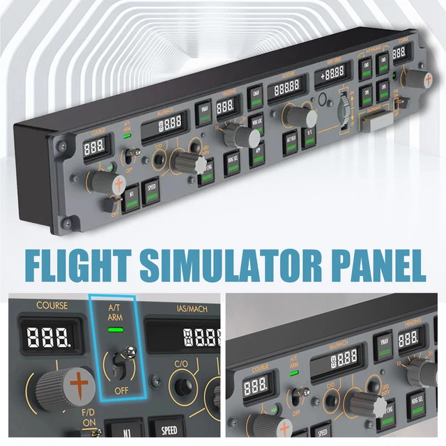 SIMPLAYER MCP CONTROL Panel Flight Simulator Panel Video Games for B737 ...