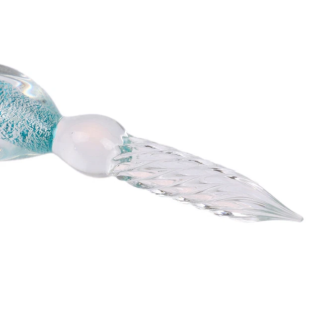 GLASS DRIP FOUNTAIN Pen Vintage Dip Dipping Pen Filling Ink Painting ...