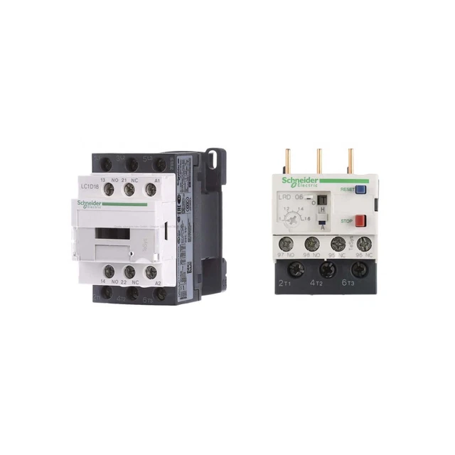 SCHNEIDER ELECTRIC / Telemecanique Contactor LC1D18U7 Overload Relay ...
