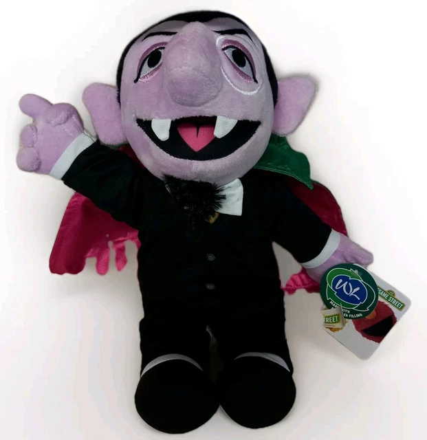 SESAME STREET COUNT Von Count Dracula Plush Soft Toy Gund Vampire BNWT ...