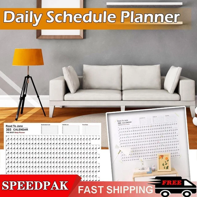 2023 CALENDAR SIMPLE Daily Schedule Planner Sheet DIY N Hanging Planner ...