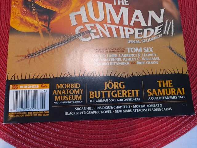 RUE MORGUE MAGAZINE # 156, Human Centipede, Morbid Anatomy Museum, The ...