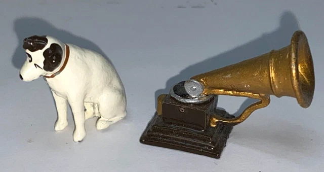 HTF ARTISAN RICORDINI MINIATURE ADVERTISING HMV NIPPER DOLLSHOUSE £69. ...