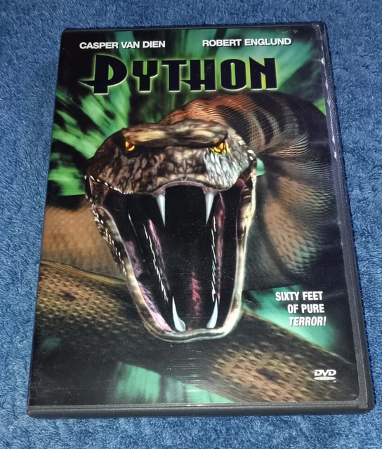 PYTHON DVD WIDESCREEN Casper Van Dien Robert Englund Richard Clabaugh ...