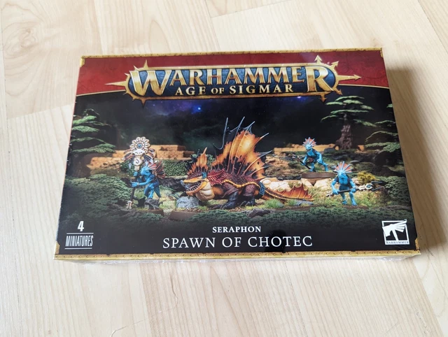 WARHAMMER AOS SERAPHON Spawn Of Chotec Feuersalamander *Ovp* EUR 37,00 ...