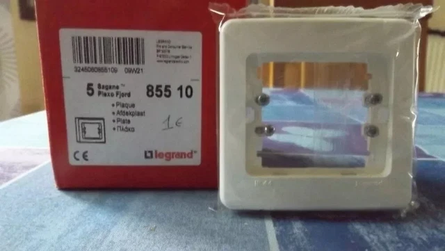 LEGRAND SAGANE PLEXO 85510 IP44 Blanc Enjoliveur simple Plaque EUR 3,49 ...