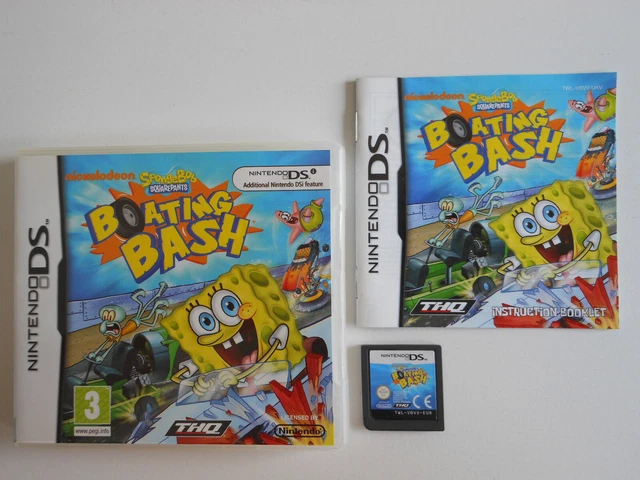 SPONGEBOB SQUAREPANTS BOATING BASH * NINTENDO GAME DS / DS LITE / DSi ...