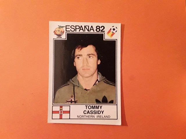 PANINI FOOTBALL ORIGINAL ESPANA 82 TOMMY CASSIDY IRELAND #336 EUR 3,00 ...