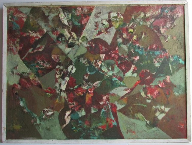 ALEXEY LOBANOV RUSSIAN abstract painting modernist Brook or Small River ...