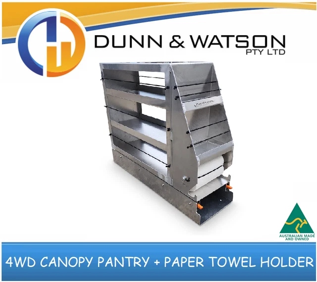 4WD CANOPY PANTRY with Paper Towel (Aluminium, 4x4, Slideout, Pullout ...