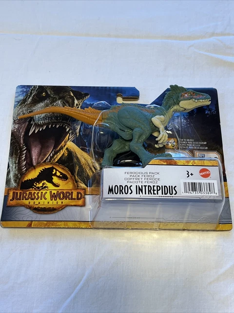 JURASSIC WORLD DOMINION Moros Intrepidus Ferocious Pack Mattel Figure ...