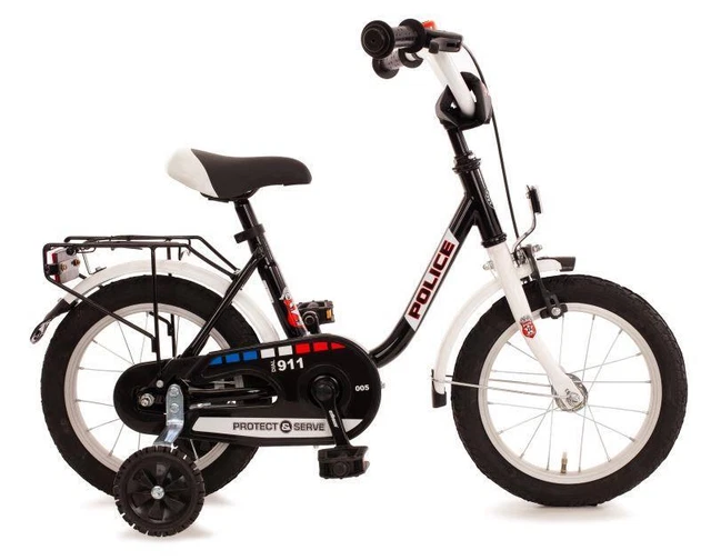14 ZOLL KINDERFAHRRAD US Polizei Jungen Fahrrad Kinder Mädchen Rad ...