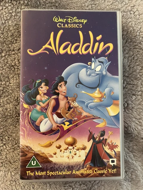 DISNEY ALADDIN VHS Walt Disney Classics Aladdin Vhs Vintage Video £3.50 ...