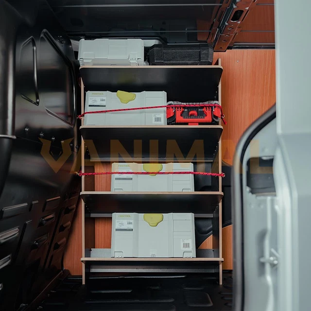 FORD TRANSIT COURIER 2024- Milwaukee PackOut Black Hexaboard Front ...