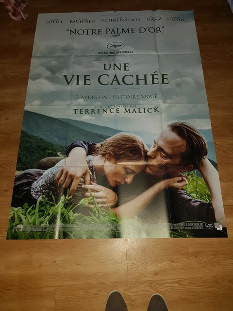 AFFICHE DE CINÉMA d'époque du film: UNE VIE CACHEE de 2019 (120x160cm) EUR 12,00 - PicClick FR