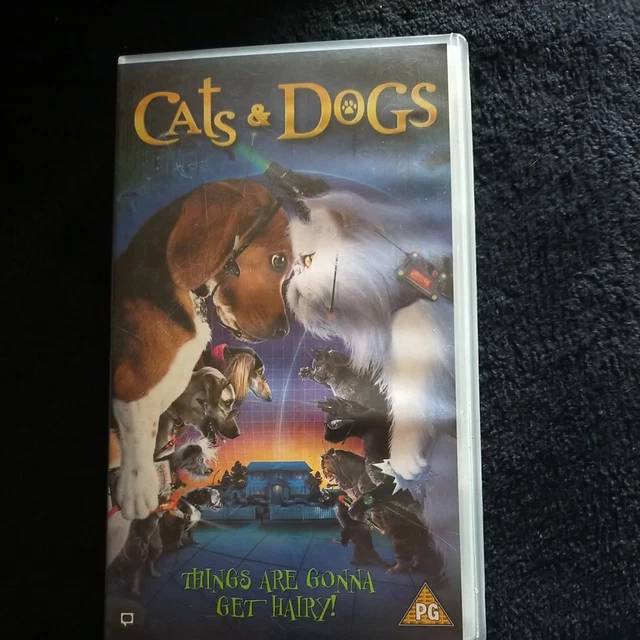 CATS & DOGS - VHS Video Tape - 2001 - Warner Bros - Cats And Dogs £1.16 ...