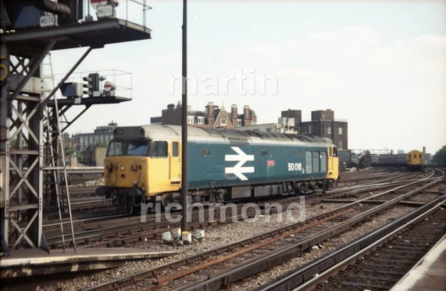 LONDON WATERLOO CLASS 50 50016 35mm Colour Negative RN434 £2.99 ...