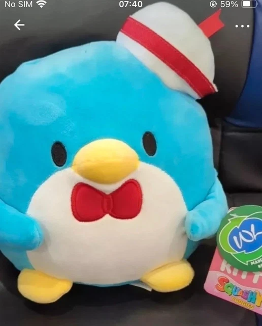 SQUASHY PODGIES HELLO Kitty 8 Inch Plush Tuxedo Sam Nwt Sanrio Soft Toy ...