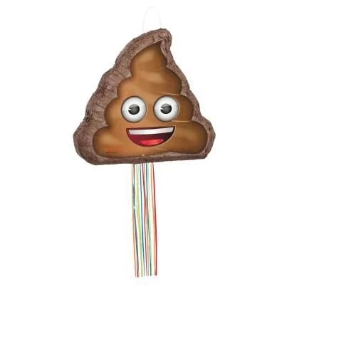 POOP EMOJI SHAPED Drum Pull Pinata Birthday Party Toy EUR 39,02 ...