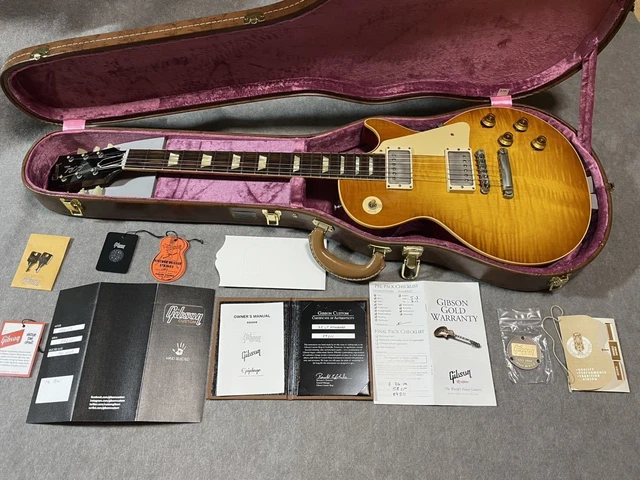 GIBSON CUSTOM SHOP Historic Collection 1958 Les Paul Standard Reissue ...