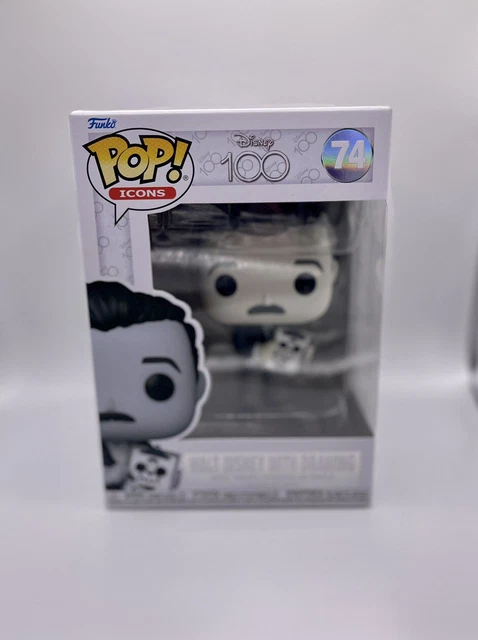 FUNKO POP! DISNEY 100th Walt Disney with Drawing Vinyl Figure #74 $14. ...