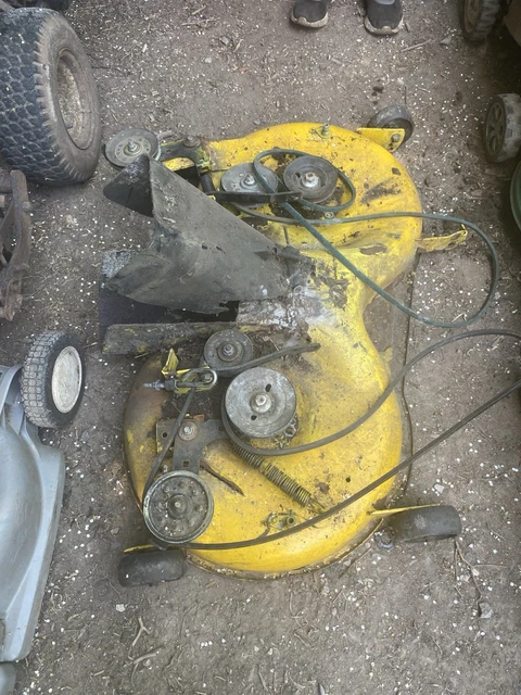 JOHN DEERE X155R ride on mower Cutting Deck £385.00 - PicClick UK