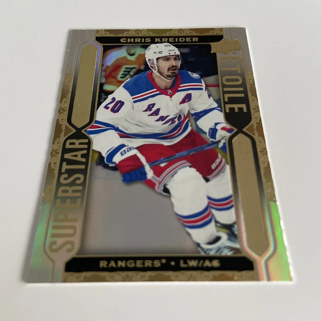 NHL CARD-CHRIS KREIDER-SUPERSTAR Showcase-Tim Hortons 2022-23-Rangers ...
