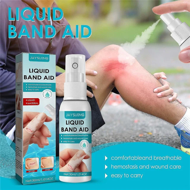 SKIN LIQUID BANDAGE Spray Waterproof Liquid Band-Aid Wounds Care Repair ...