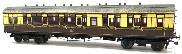KIT BUILT PLASTIC Flush Sided Gwr Slip 1St/3Rd Composite Brake Coach £19.99 - PicClick UK