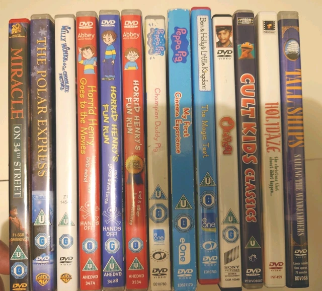 THE POLAR EXPRESS+WILLY Wonka+Oliver+Peppa Pig + Ben And Holly+Horid ...