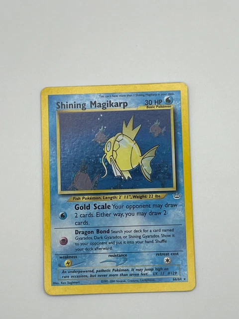 POKÉMON SHINING MAGIKARP Holo Neo Revelation 66/64 WOTC EUR 212,98 ...