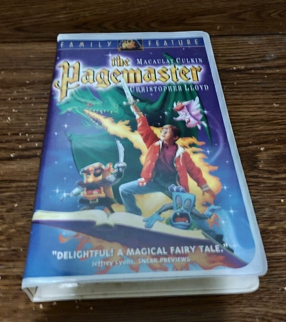 THE PAGEMASTER (VHS, 1995, 20th Century Fox) Macaulay Culkin ...