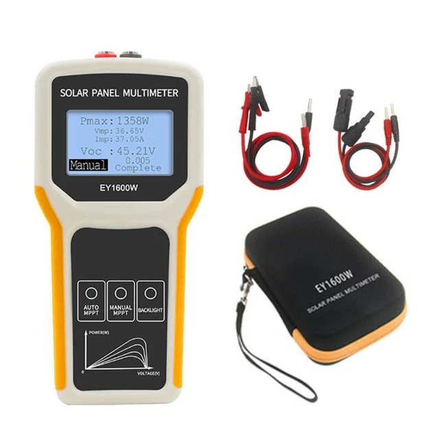 SOLAR PANEL TESTER MPPT Voltages Meter for Automotive Solar Panel ...