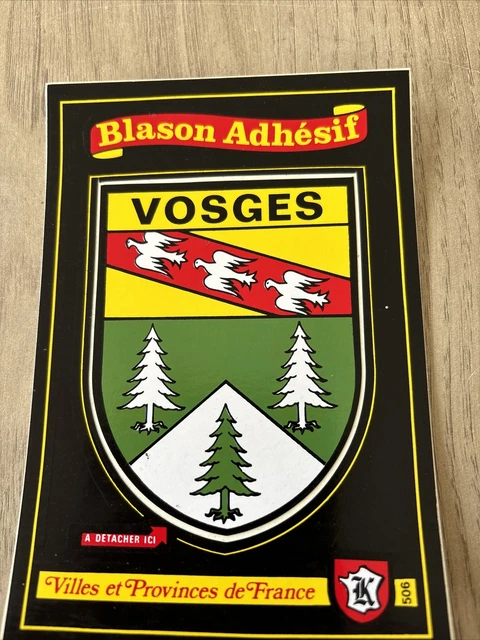 BLASON ADHÉSIF VILLES Et Provinces De France 506 Voges EUR 2,50 - PicClick FR
