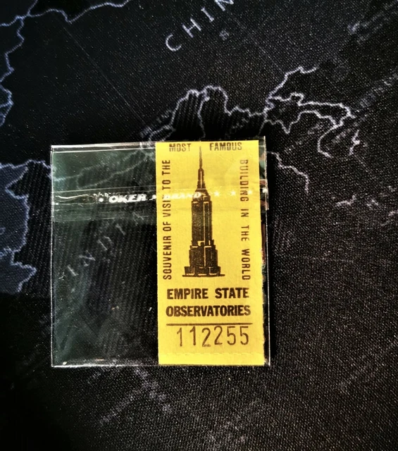 EMPIRE STATE OBSERVATORIES - Worlds Most Famous Building - 1993 Ticket ... EMPIRE STATE OBSERVATORIES - Worlds Most Famous Building - 1993 Ticket ...
